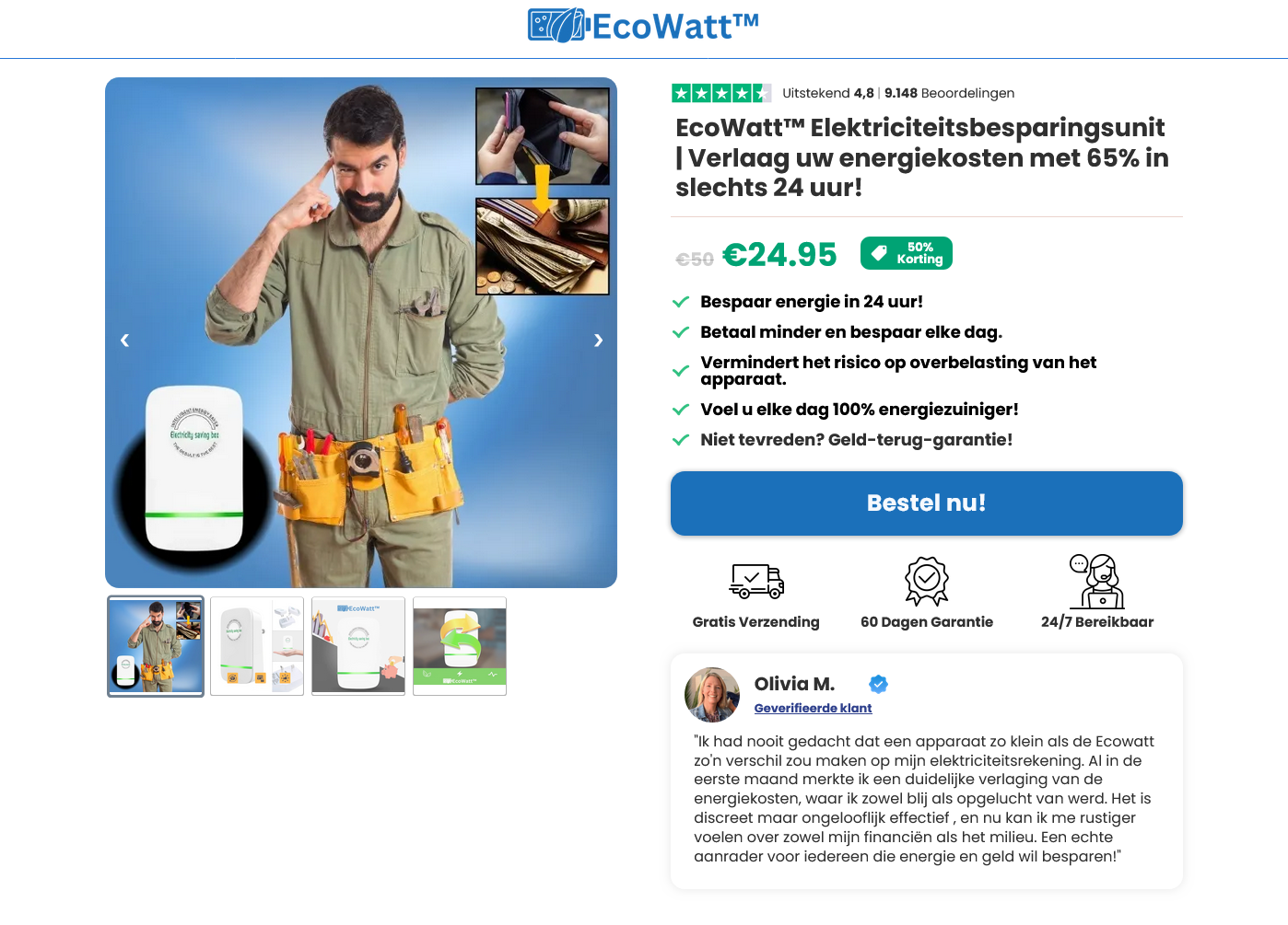 Hoe herken je een scam-site? Mijn ervaring met EcoWatt - THE DARK STACK